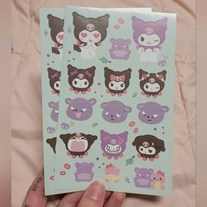 Sanrio | Design | Sanrio Kuromi Sticker Set Open To Offers | Poshmark